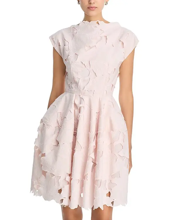 Erdem Lasercut Mini Dress