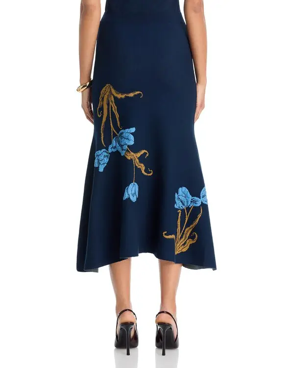 Erdem A-line Midi Skirt