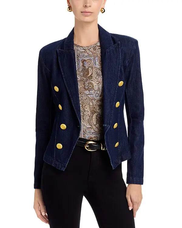 L'Agence Emerson Denim Blazer