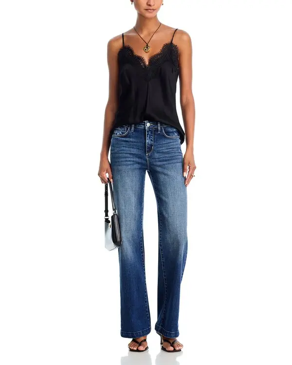 L'Agence Scottie High-rise Wide-leg Jeans