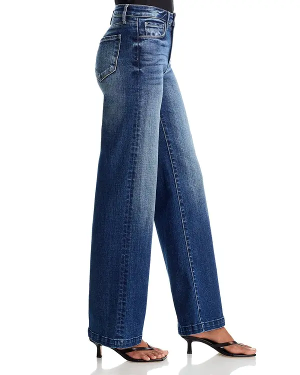L'Agence Scottie High-rise Wide-leg Jeans