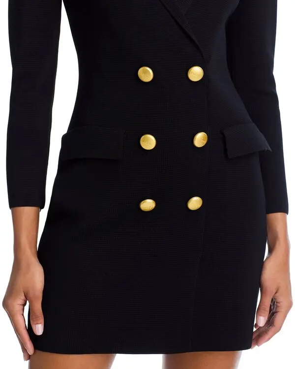 L'Agence Meyumi Knit Blazer Mini Dress