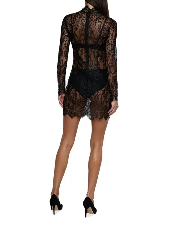 L'Agence Henrietta Lace Mini Dress