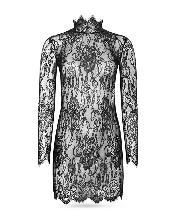 L'Agence Henrietta Lace Mini Dress