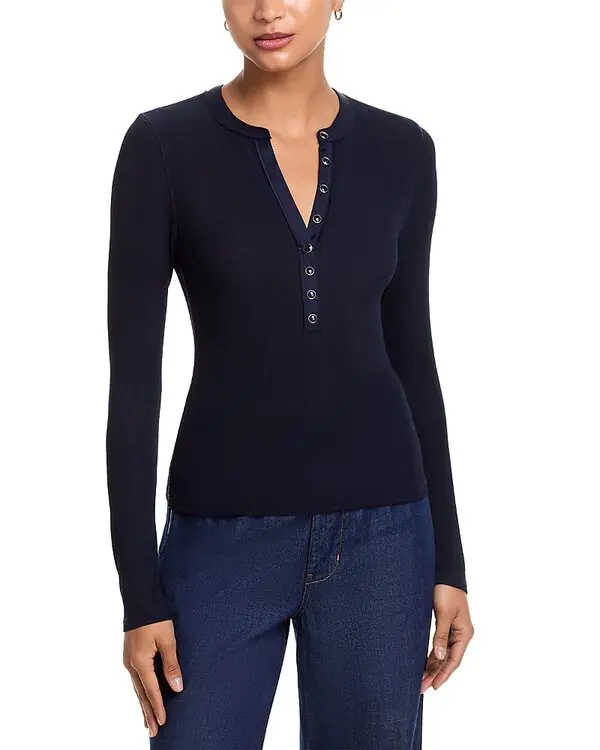 Veronica Beard Drexler Long Sleeve Top