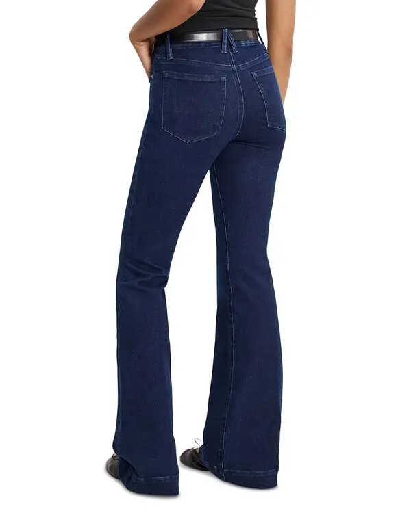 Good American Good Legs Flare Compression Jeans