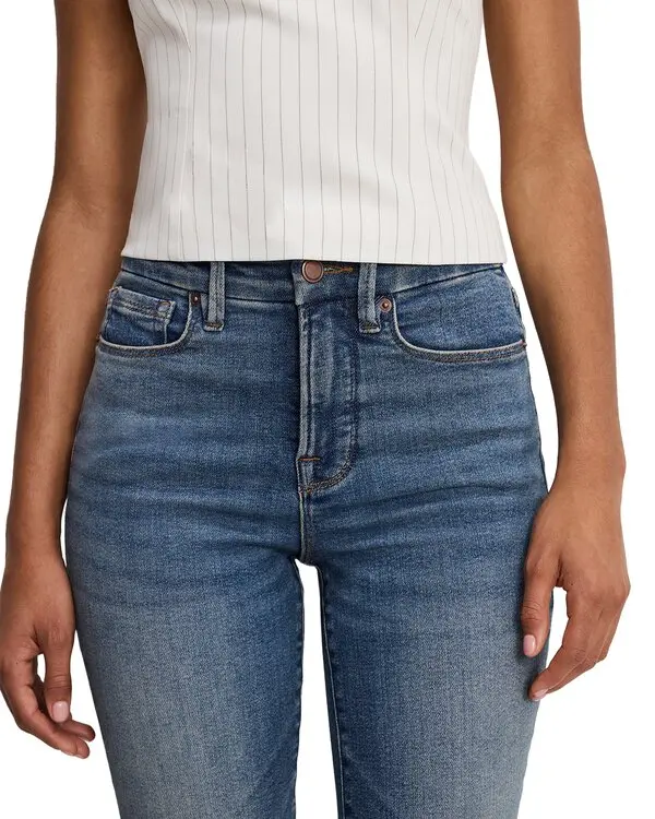 Good American Good Classic Bootcut Jeans - Indigo
