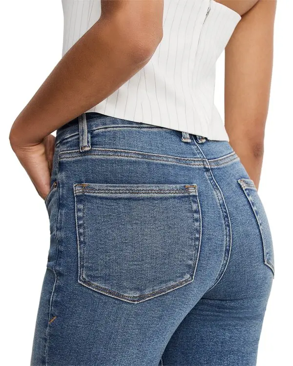 Good American Good Classic Bootcut Jeans - Indigo