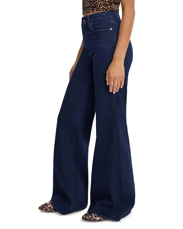 Good American Good Waist Palazzo Jeans