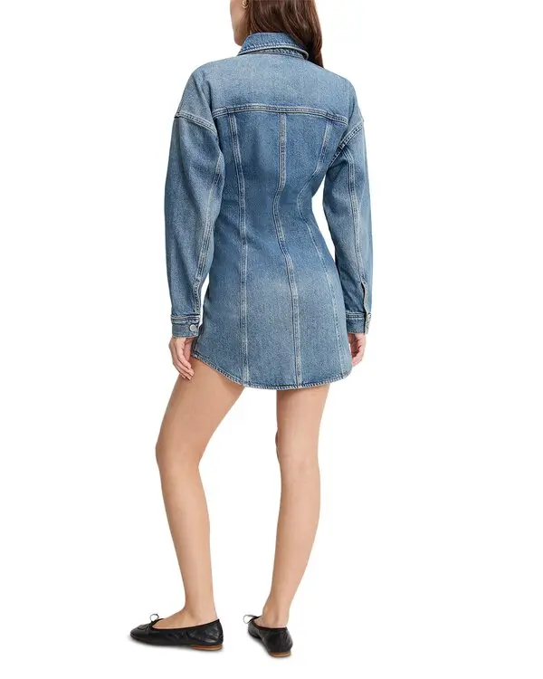 Good American Shaped Denim Dress