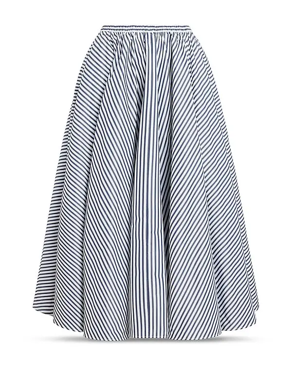 Patou Elasticized Midi Skirt