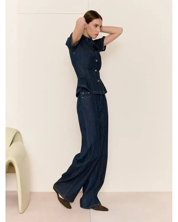 DL1961 Joice Aura Shirt - Inkwell