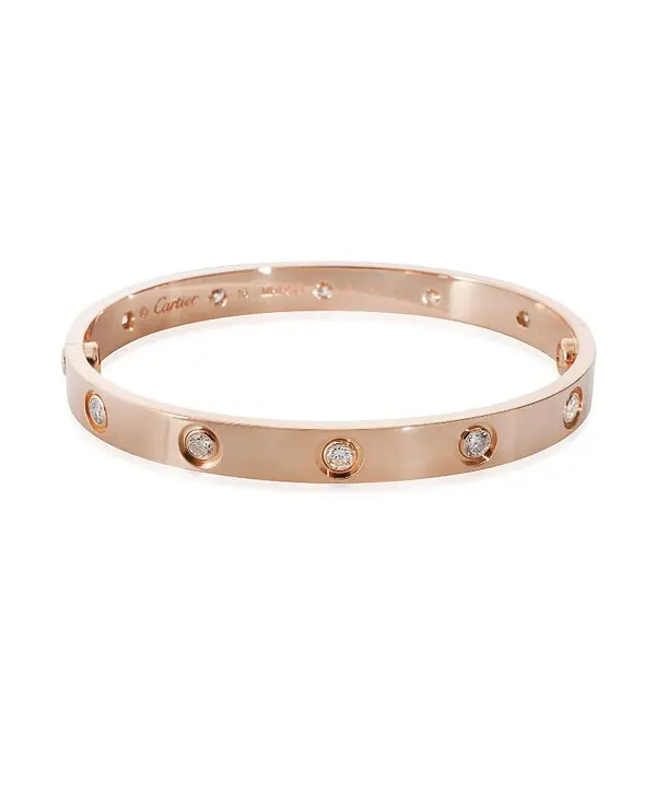CARTIER Love 18k Bracelet - Rose Gold