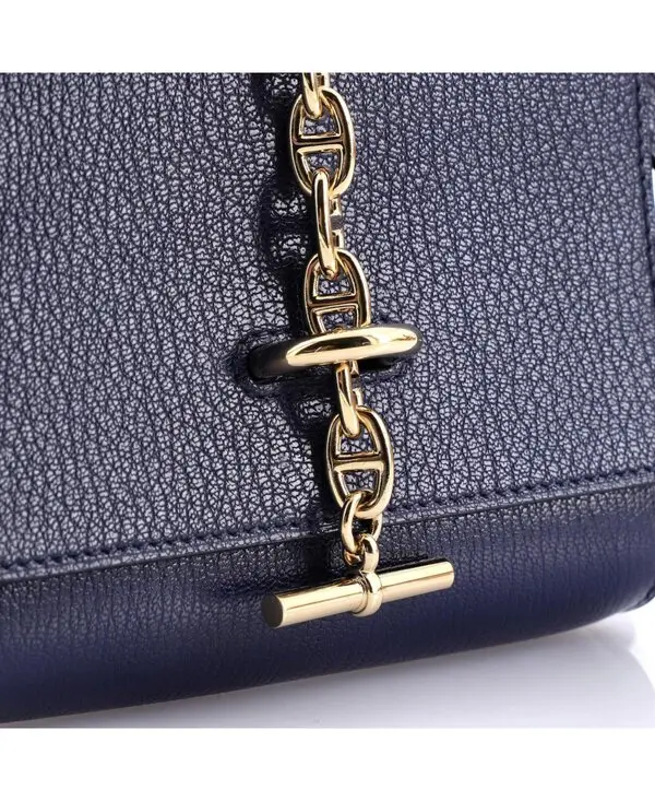 Hermès Chaine D'ancre Compact Wallet On Strap Chevre Mysore