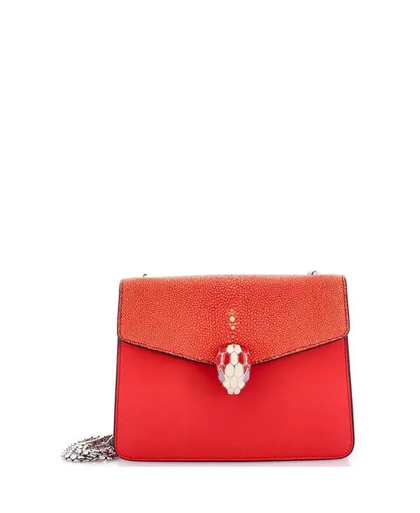 BVLGARI Small Serpenti Forever Square Shoulder Bag