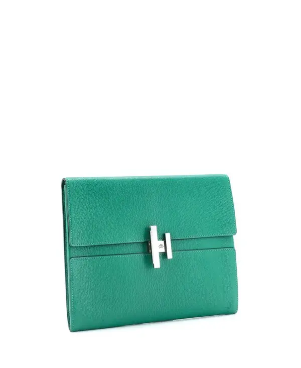 HERMES Cinhetic Clutch Chevre Mysore