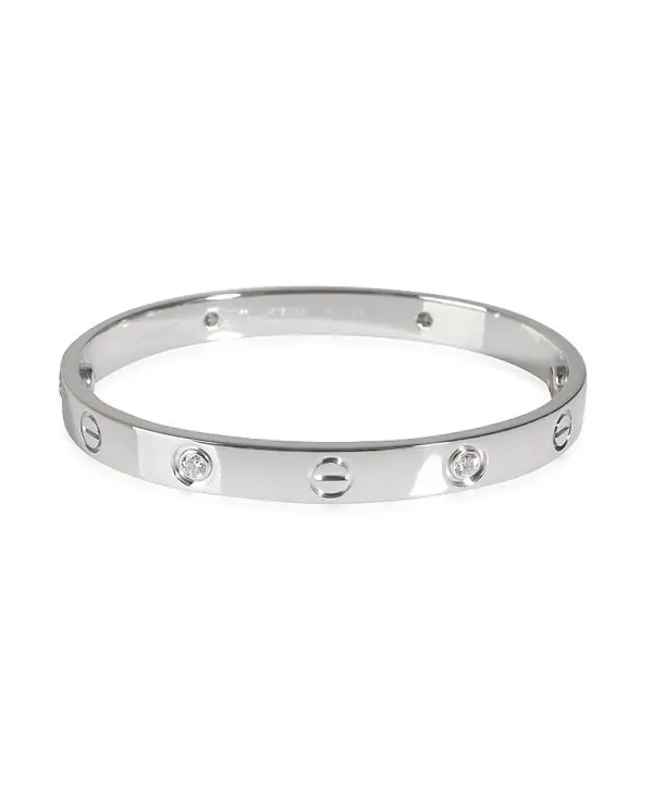 CARTIER Love 18k White Gold Bracelet - K White Gold