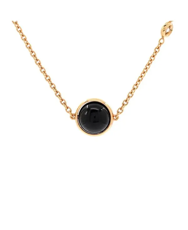 PIAGET Possession Pendant Necklace With Onyx And Diamond - K Rose Gold
