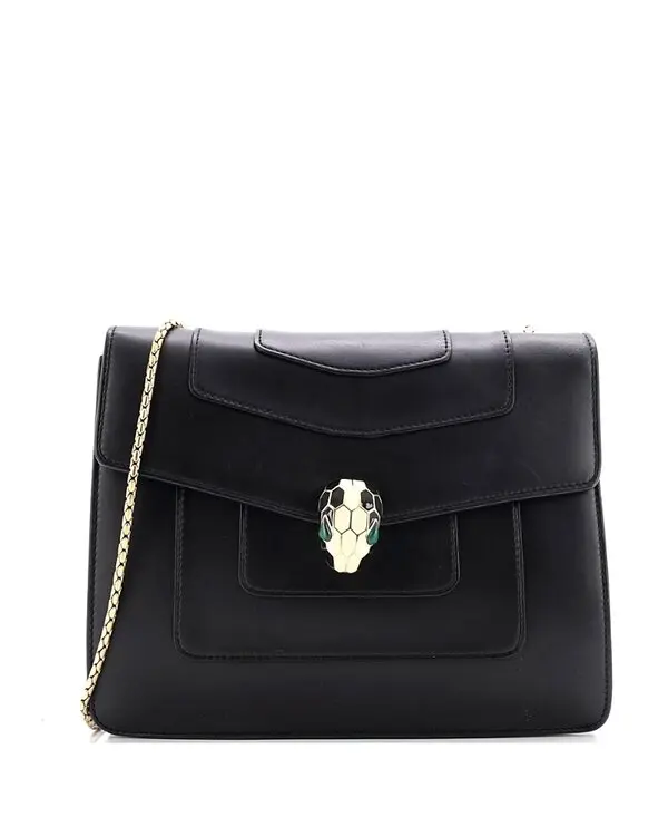 BVLGARI Medium Serpenti Forever Square Shoulder Bag