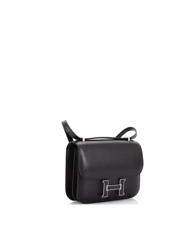 HERMES 18 Constance Bag Box Calf With Aventurine