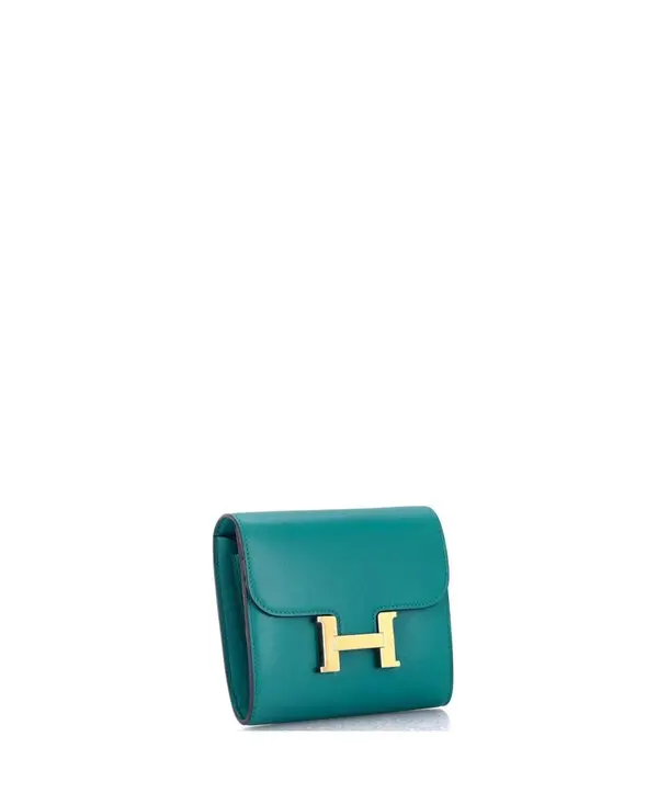 HERMES Compact Constance Wallet Tadelakt