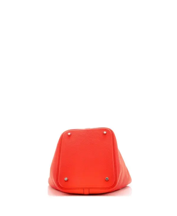 Hermès Mm Picotin Lock Bag - Orange