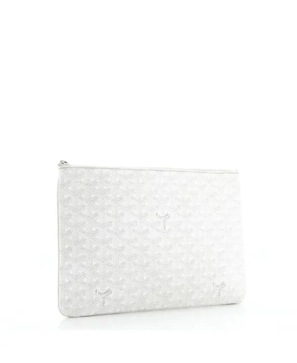 GOYARD Mm Senat Zip Pouch Coated Canvas