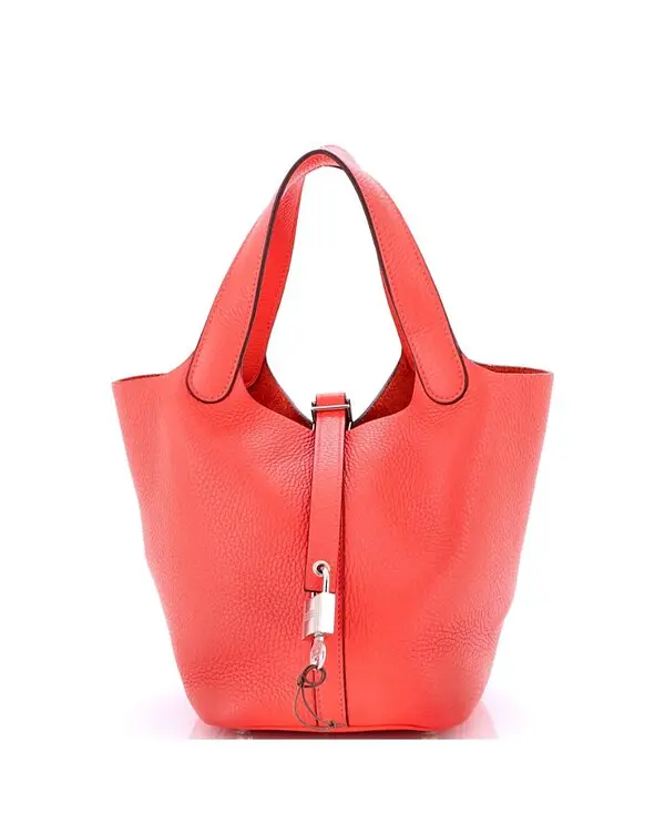HERMES Pm Picotin Lock Bag Clemence