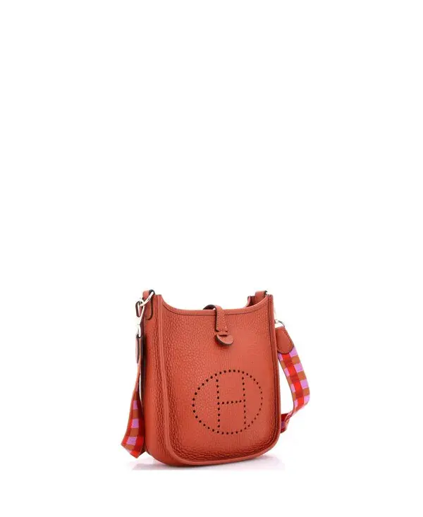 Hermès Tpm Evelyne Bag Gen Iii Clemence - Brown