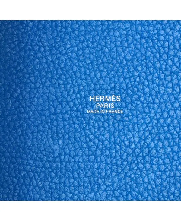 Hermès Pm Picotin Lock Bag Clemence - Blue
