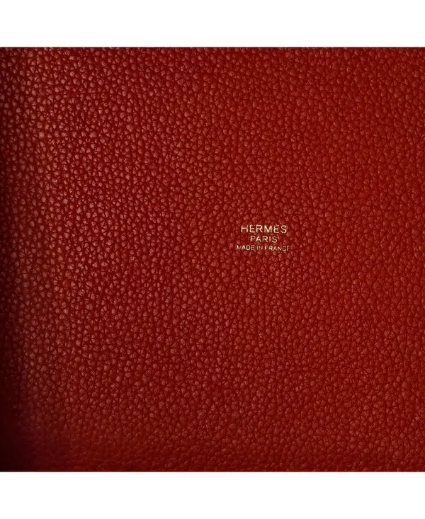 Hermès Mm Picotin Lock Bag Clemence - Orange