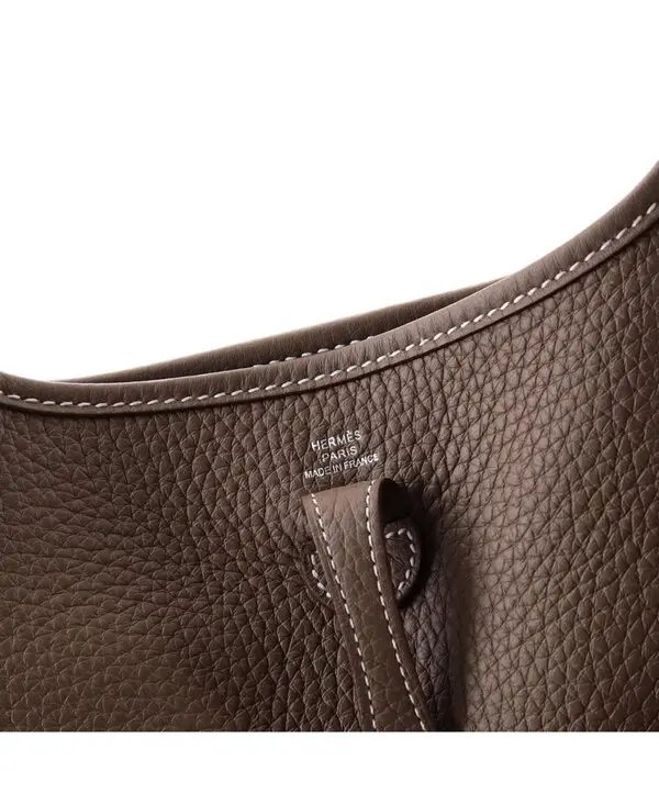 Hermès Tpm Evelyne Bag Gen Iii Clemence - Gray