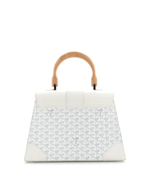 Goyard Mm Saigon Top Handle Bag - White