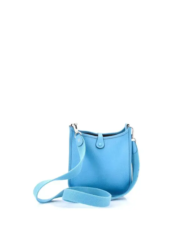 Hermès Tpm Evelyne Bag Gen Iii Clemence - Blue
