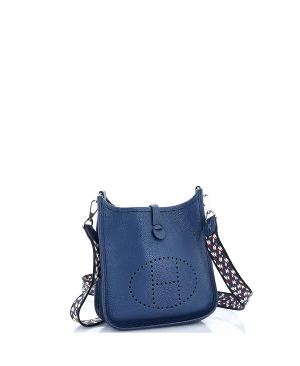 Hermès Tpm Evelyne Bag Gen Iii - Blue
