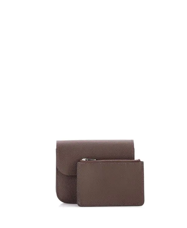 Hermès Constance Slim Wallet Epsom - Brown
