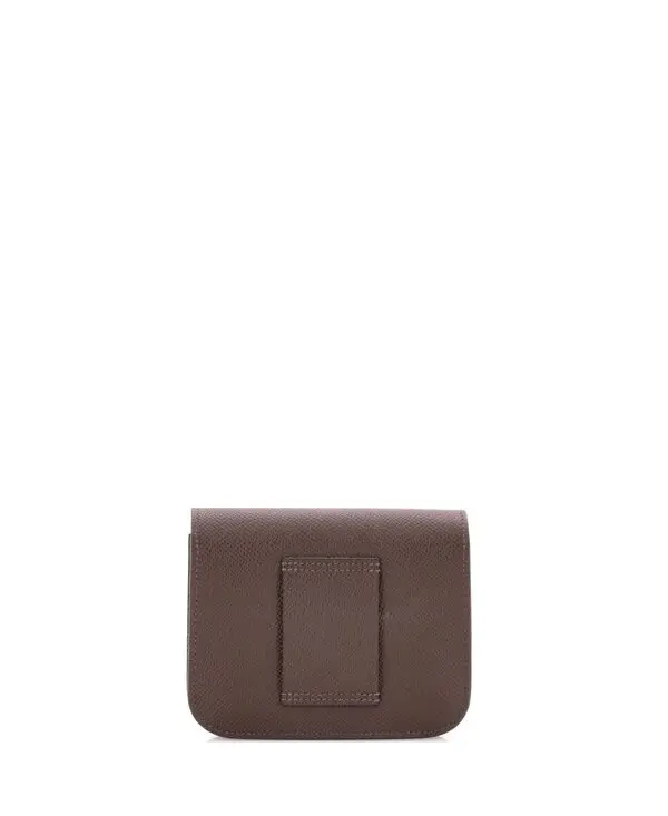 Hermès Constance Slim Wallet Epsom - Brown