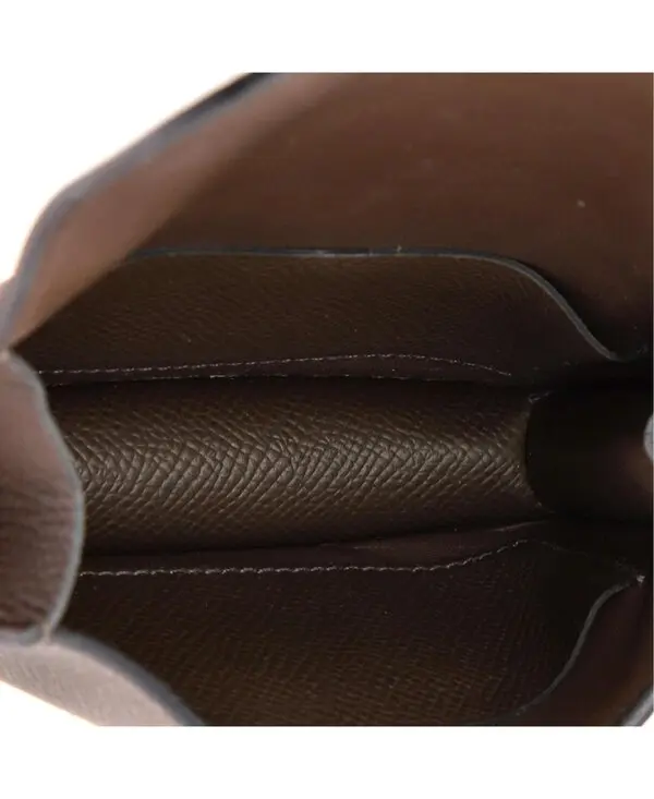 Hermès Constance Slim Wallet Epsom - Brown