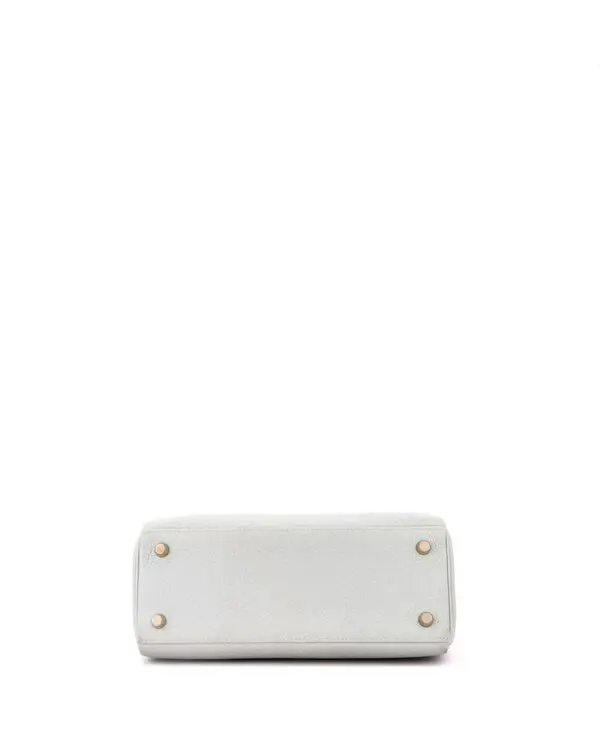 Hermès Kelly 25 Handbag With Gold Hardware - Gris Neve
