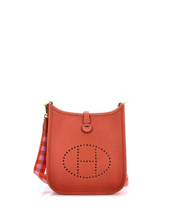 Hermès Tpm Evelyne Bag Gen Iii Clemence - Brown