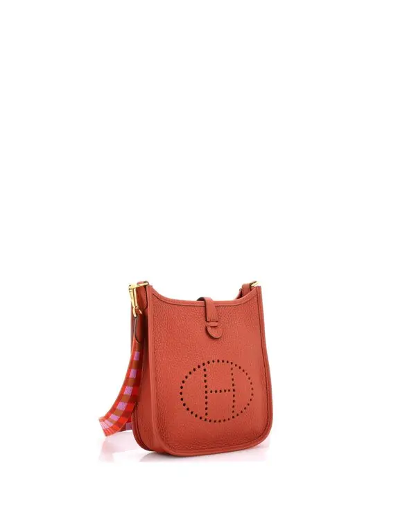 Hermès Tpm Evelyne Bag Gen Iii Clemence - Brown