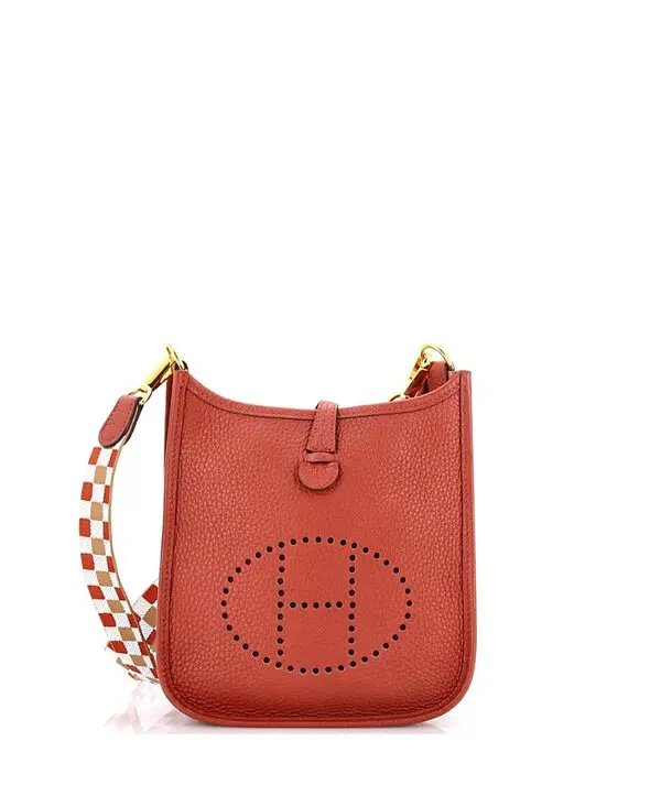 Hermès Tpm Evelyne Bag Gen Iii Clemence - Brown