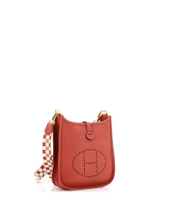 Hermès Tpm Evelyne Bag Gen Iii Clemence - Brown