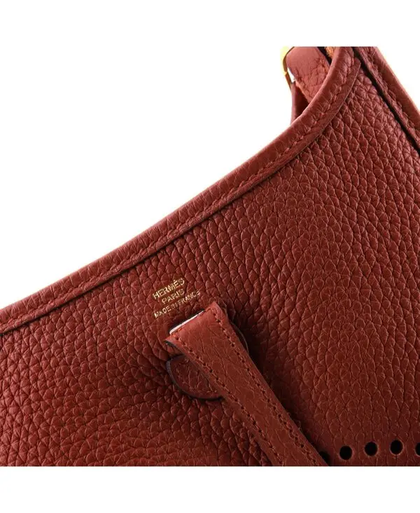 Hermès Tpm Evelyne Bag Gen Iii Clemence - Brown