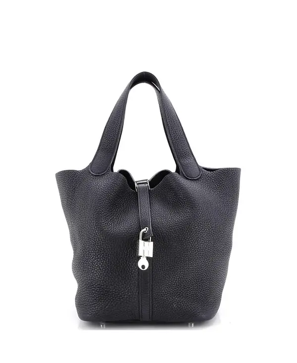 HERMES Picotin Lock Mm Bag Clemence - Black
