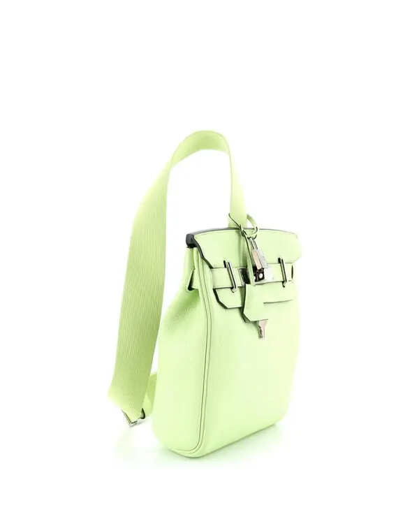 Hermès Pm Hac A Dos Backpack Togo - Green