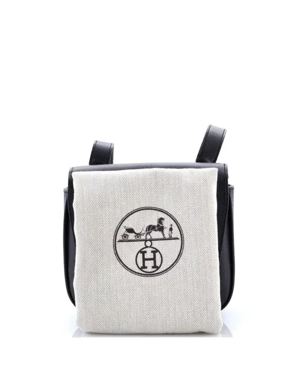 Hermès Della Cavalleria Epsom Shoulder Bag - Black