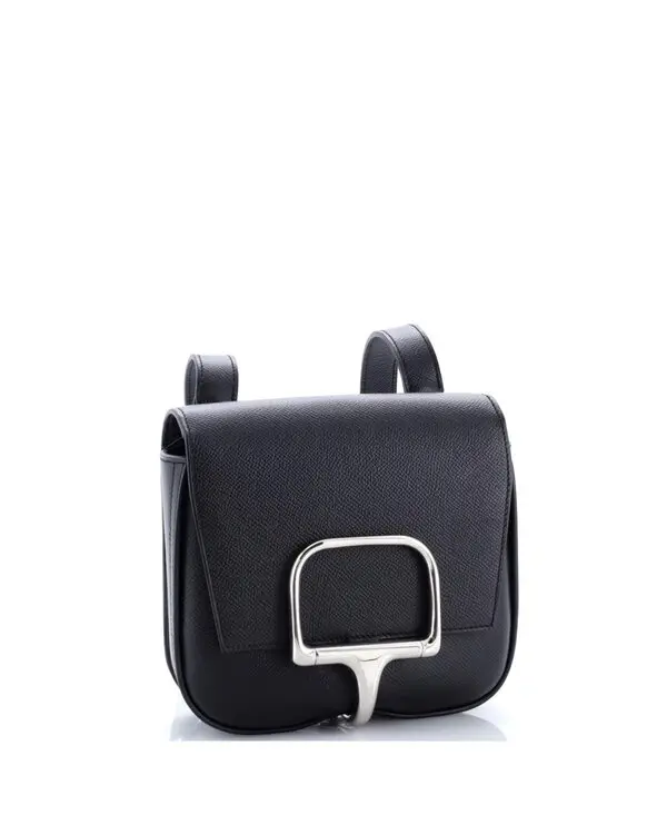 Hermès Della Cavalleria Epsom Shoulder Bag - Black