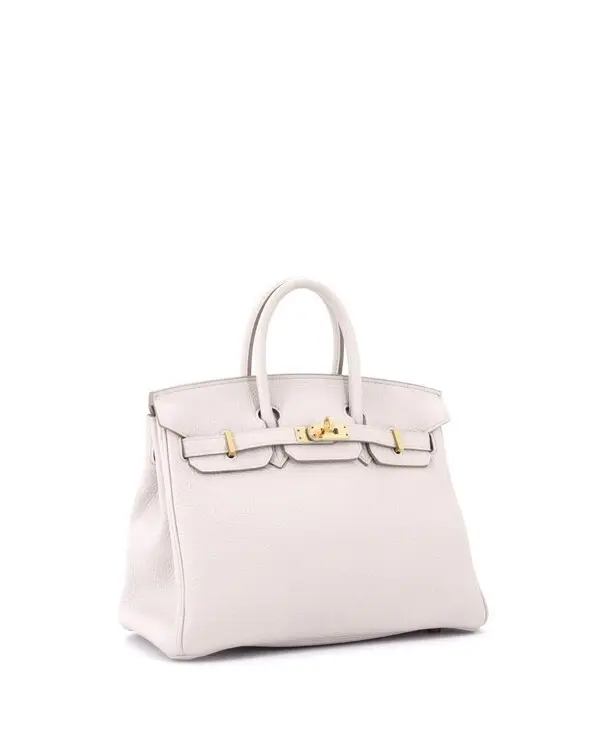 Hermès Birkin 25 Handbag With Rose Gold Hardware