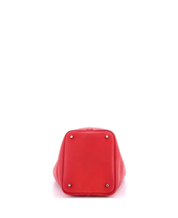 Hermès Mm Picotin Lock Bag Clemence - Red